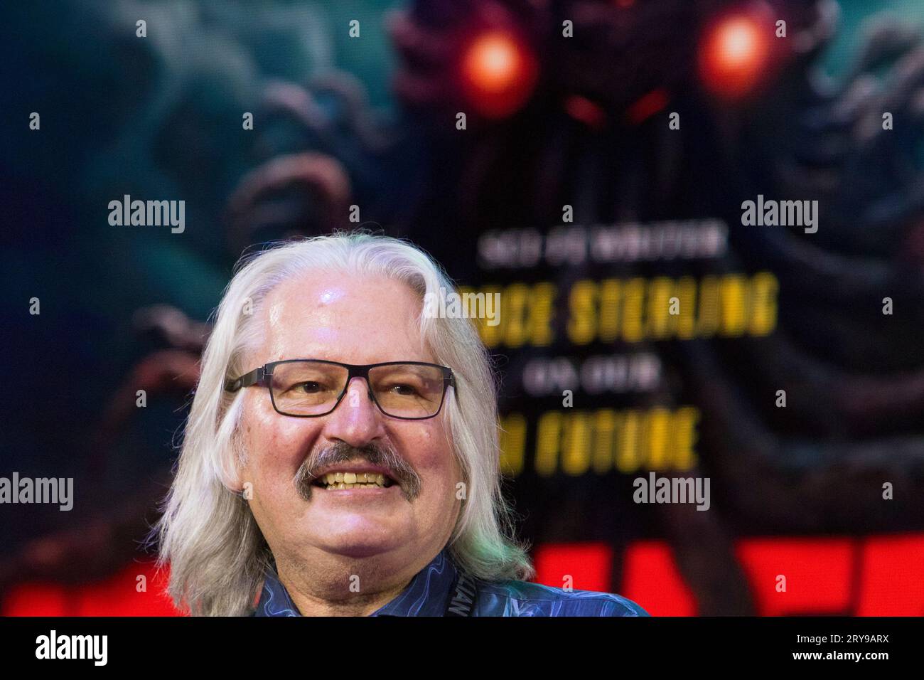 Torino, Italy. 29th Sep, 2023., American science fiction author Bruce ...