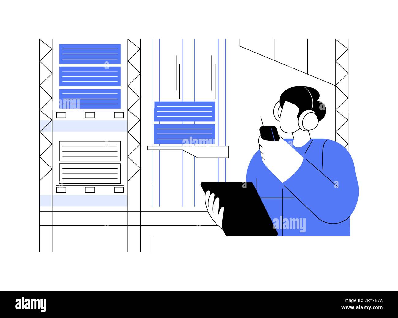 Automated storage and retrieval system abstract concept vector ...
