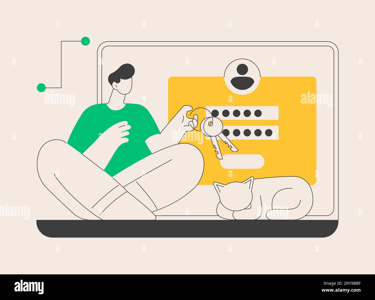 Registration abstract concept vector illustration Stock Vector Image ...