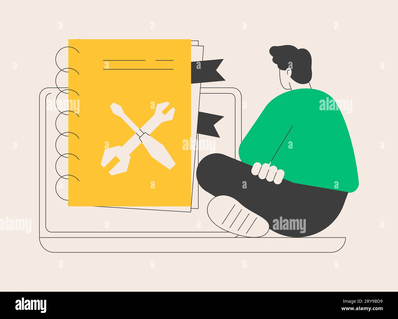 Guides abstract concept vector illustration Stock Vector Image & Art ...