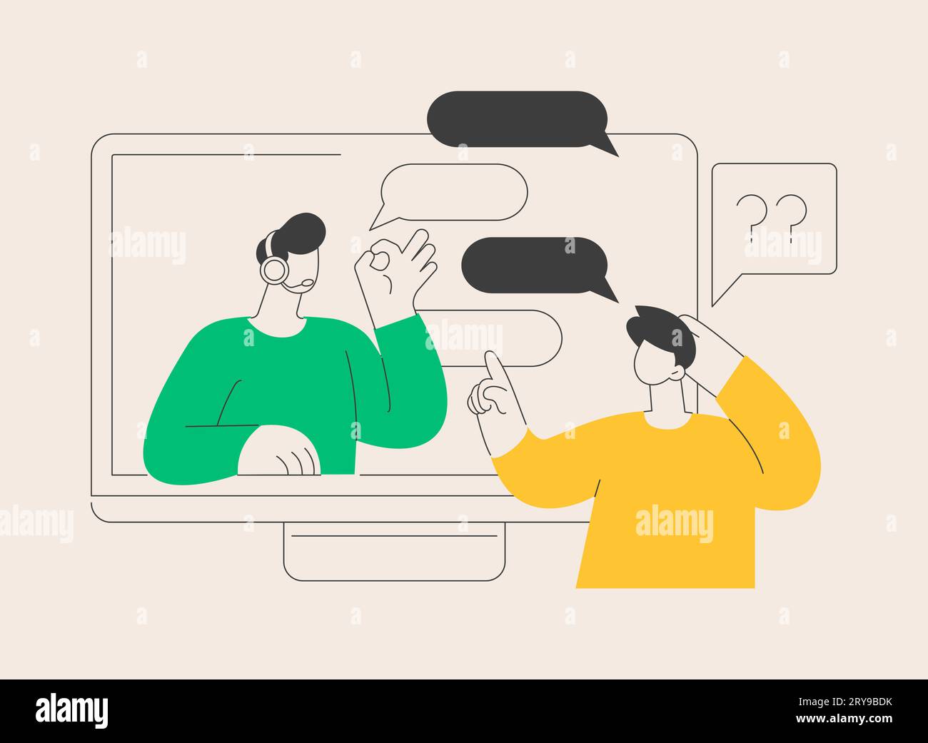 Support abstract concept vector illustration Stock Vector Image & Art ...