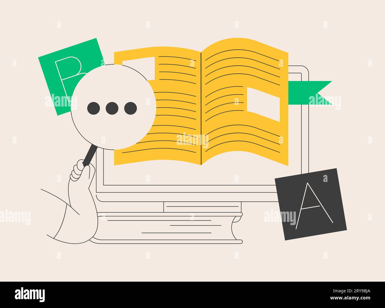 Glossary abstract concept vector illustration Stock Vector Image & Art ...