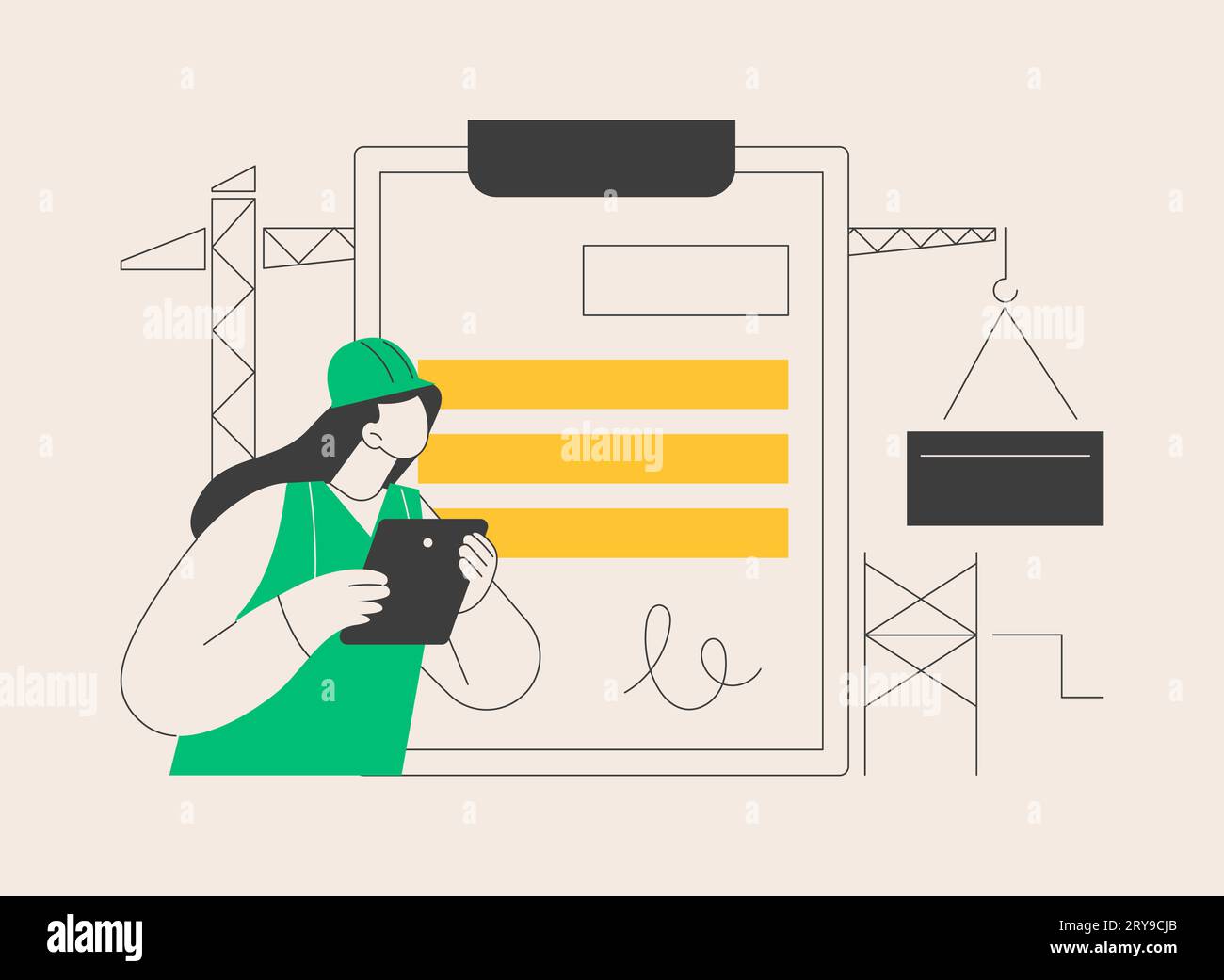 Contractor license Stock Vector Images - Alamy