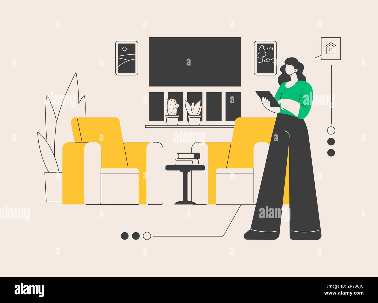 Home staging abstract concept vector illustration Stock Vector Image ...