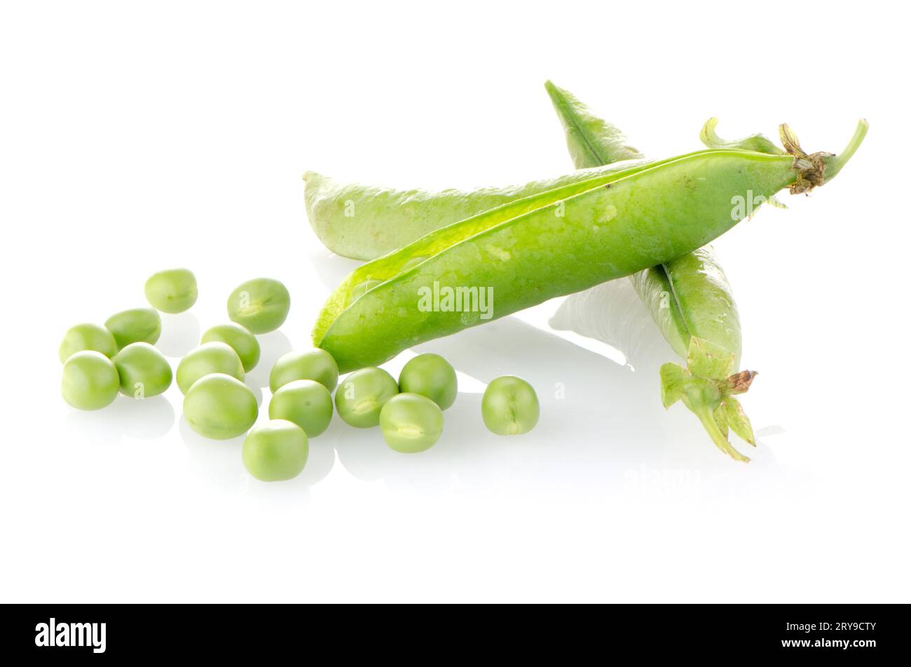 Fresh green pea pod Stock Photo - Alamy