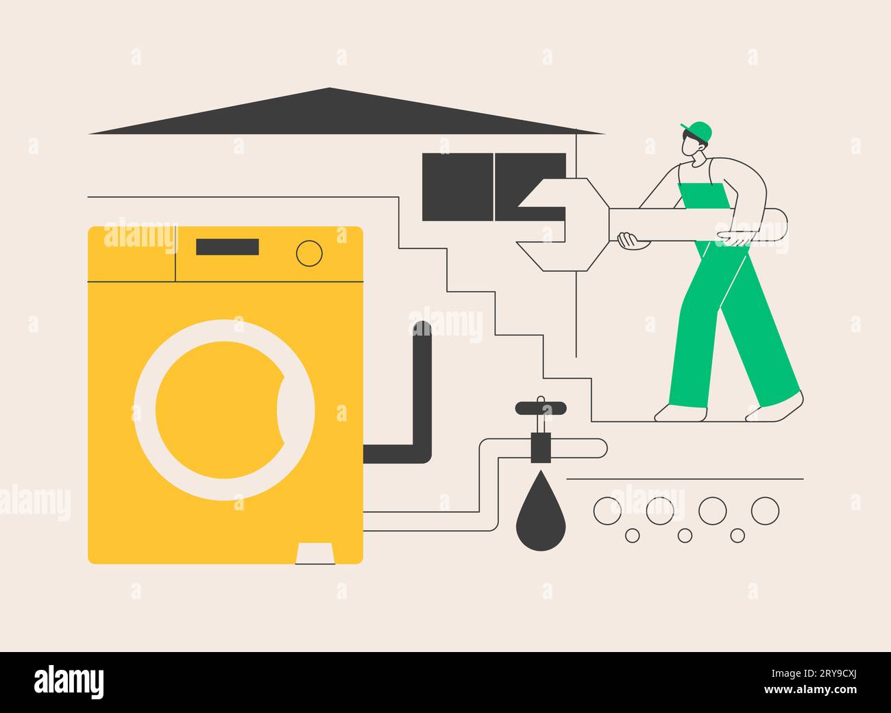 Basement services abstract concept vector illustration Stock Vector ...