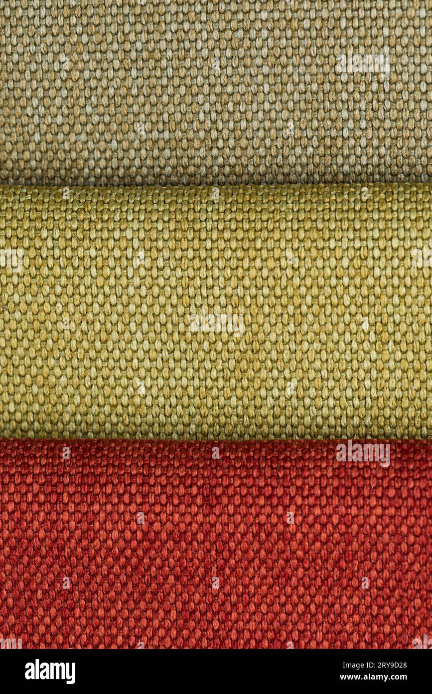 Multi color fabric texture samples Stock Photo - Alamy