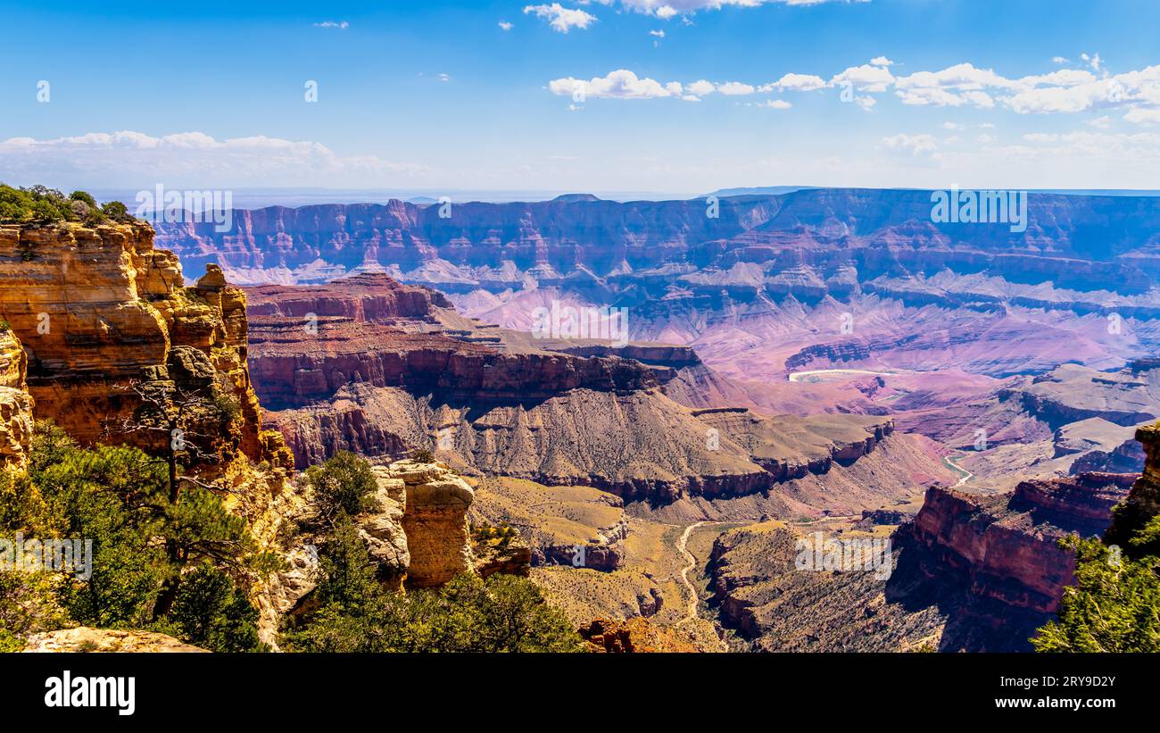 The Walhalla Overlook on the North Rim of Grand Canyon National Park ...