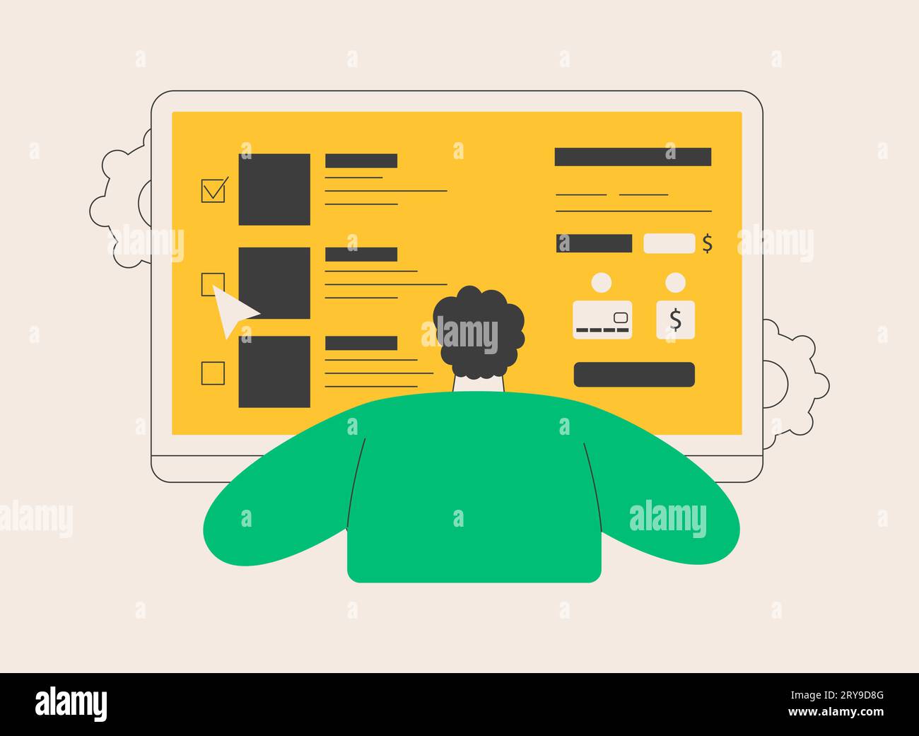 Orders list Stock Vector Images - Alamy