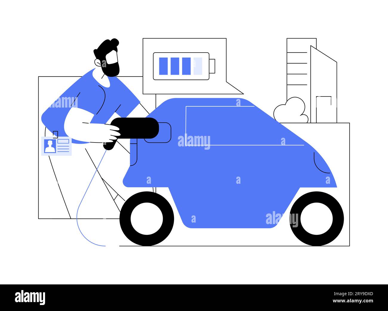 Charging center electric Stock Vector Images - Alamy