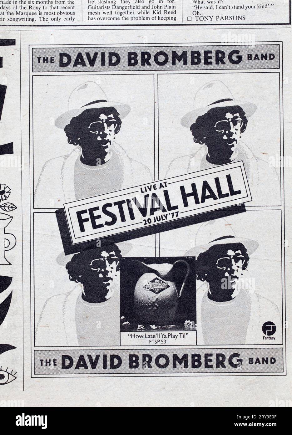 Concert Adverts in 1970s issue of NME New Musical Express Music Paper ...