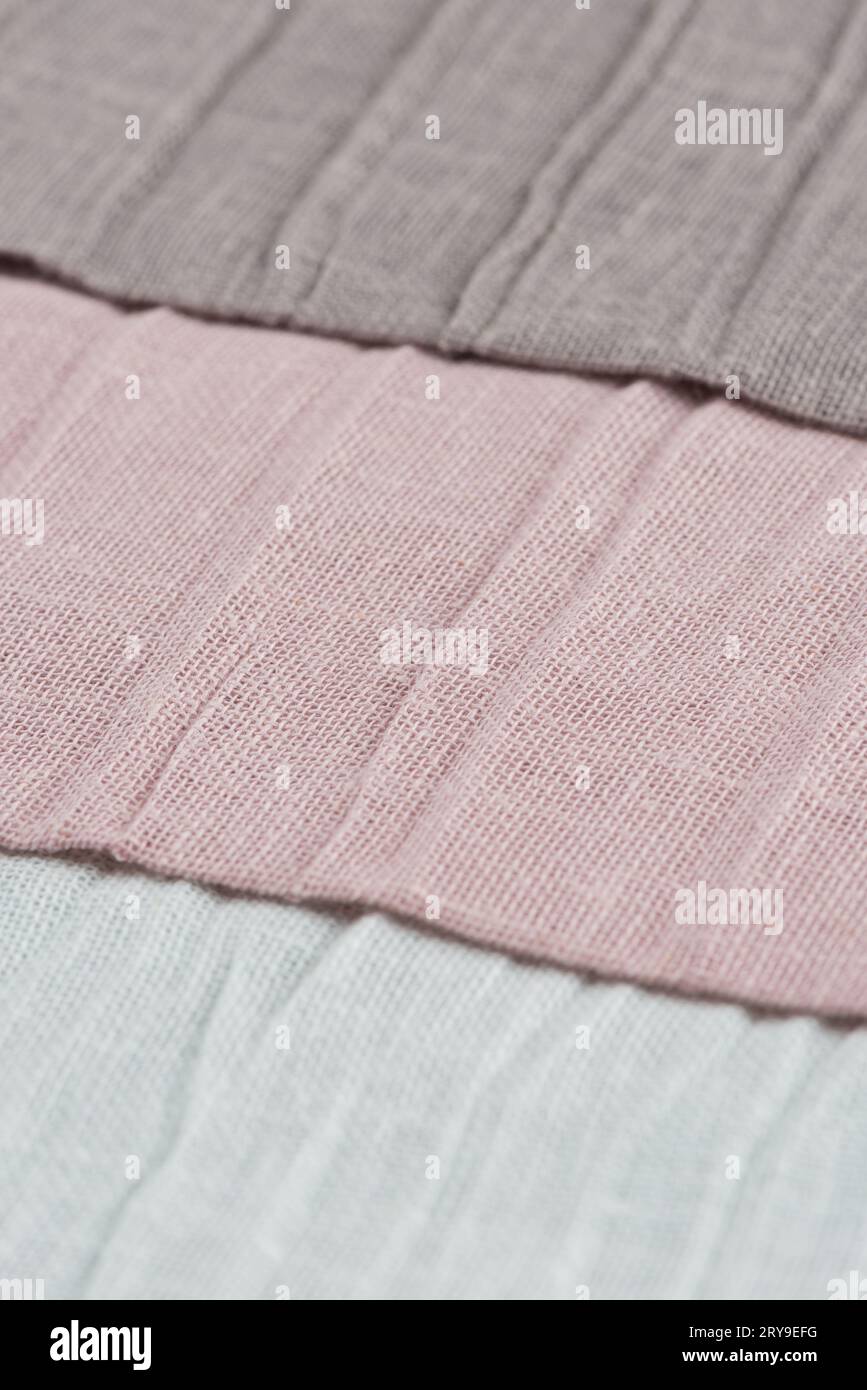 Multi color fabric texture samples Stock Photo - Alamy