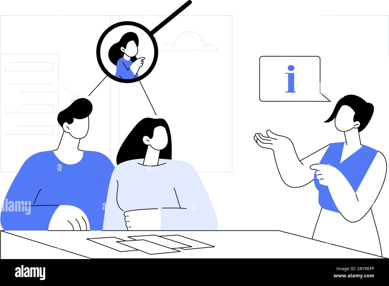 Family assessment abstract concept vector illustration Stock Vector ...