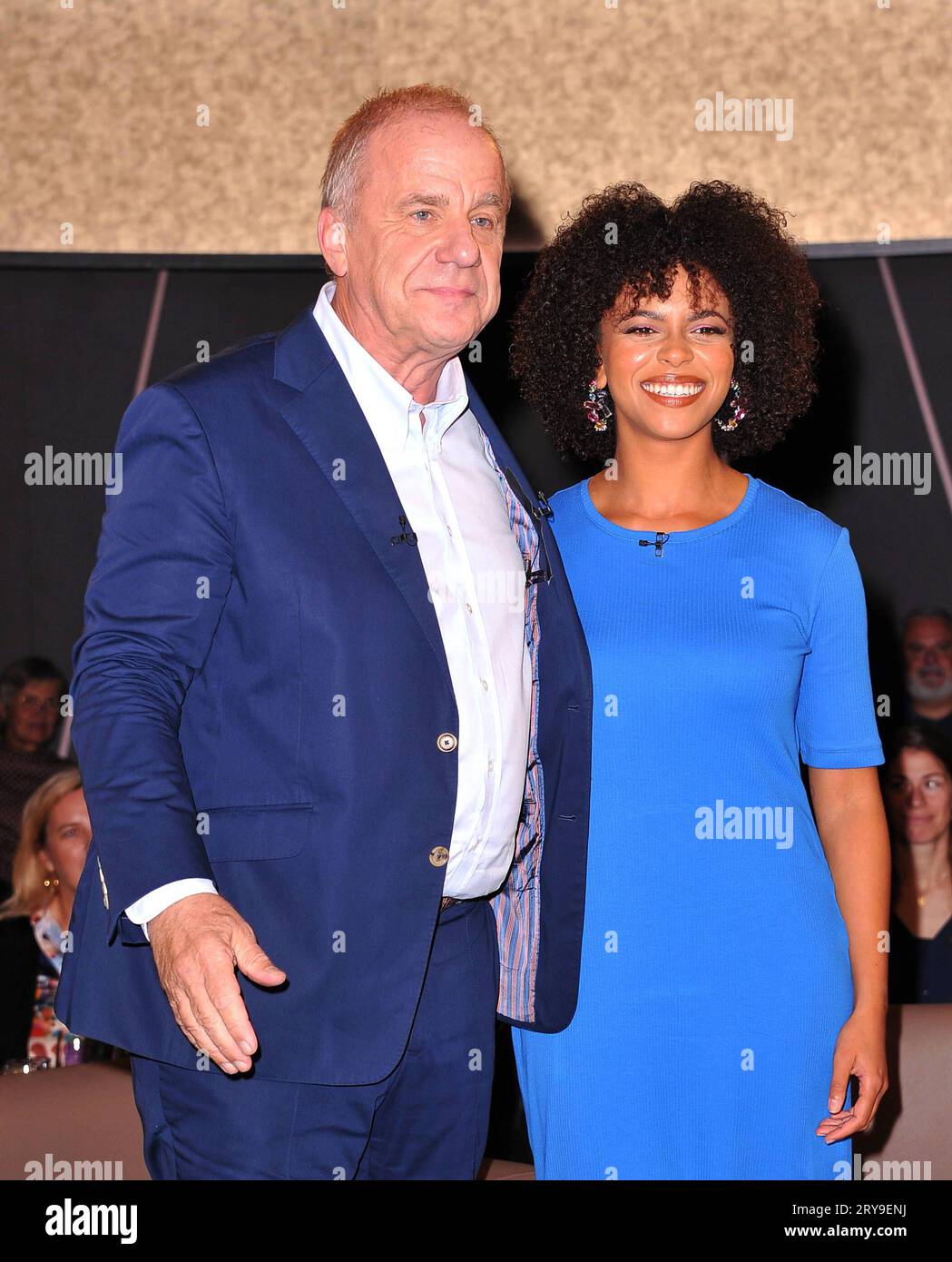 Hubertus Meyer-Burckhardt und Aminata Belli. Aufzeichnung der TV ...