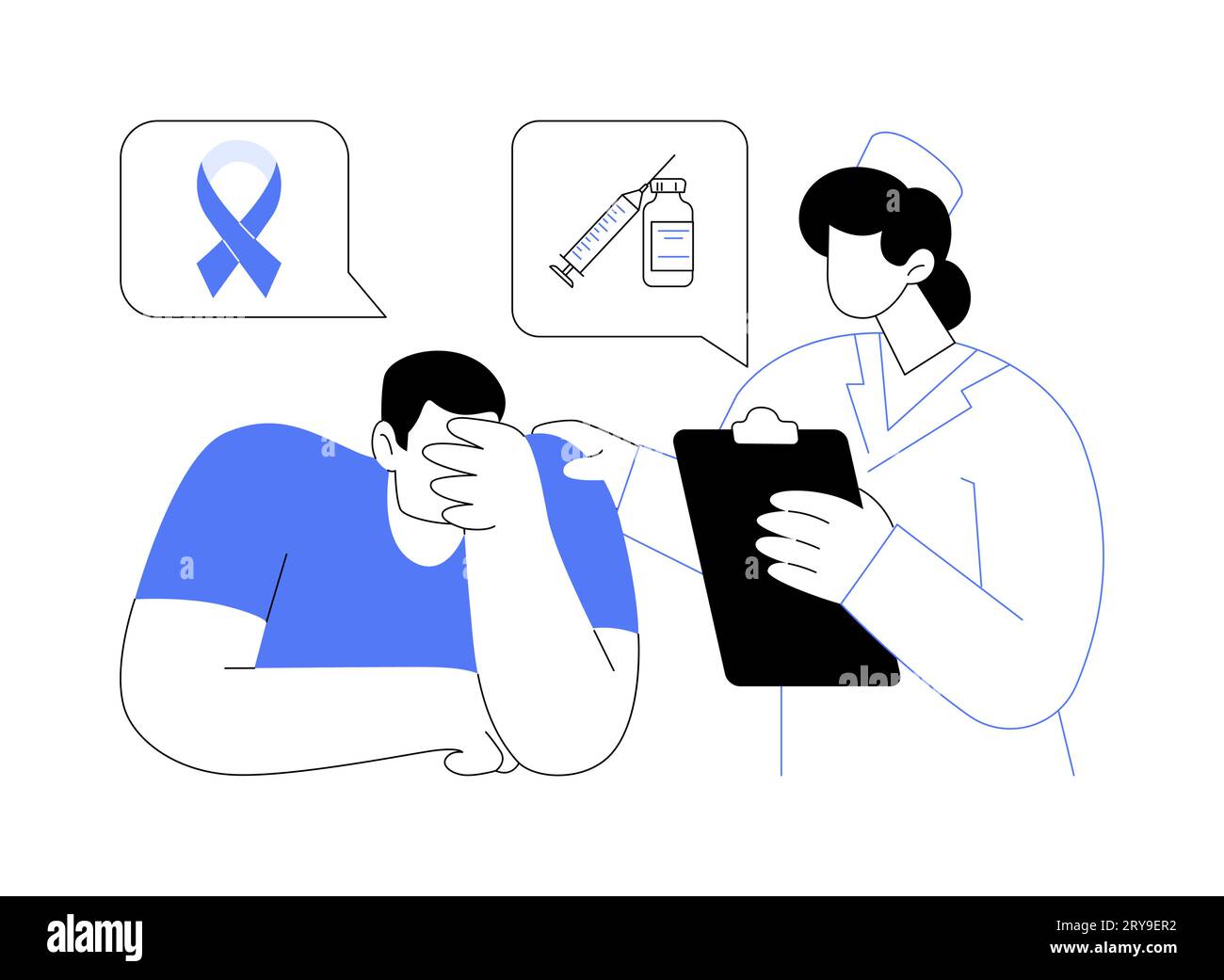 Cancer diagnosis abstract concept vector illustration Stock Vector ...