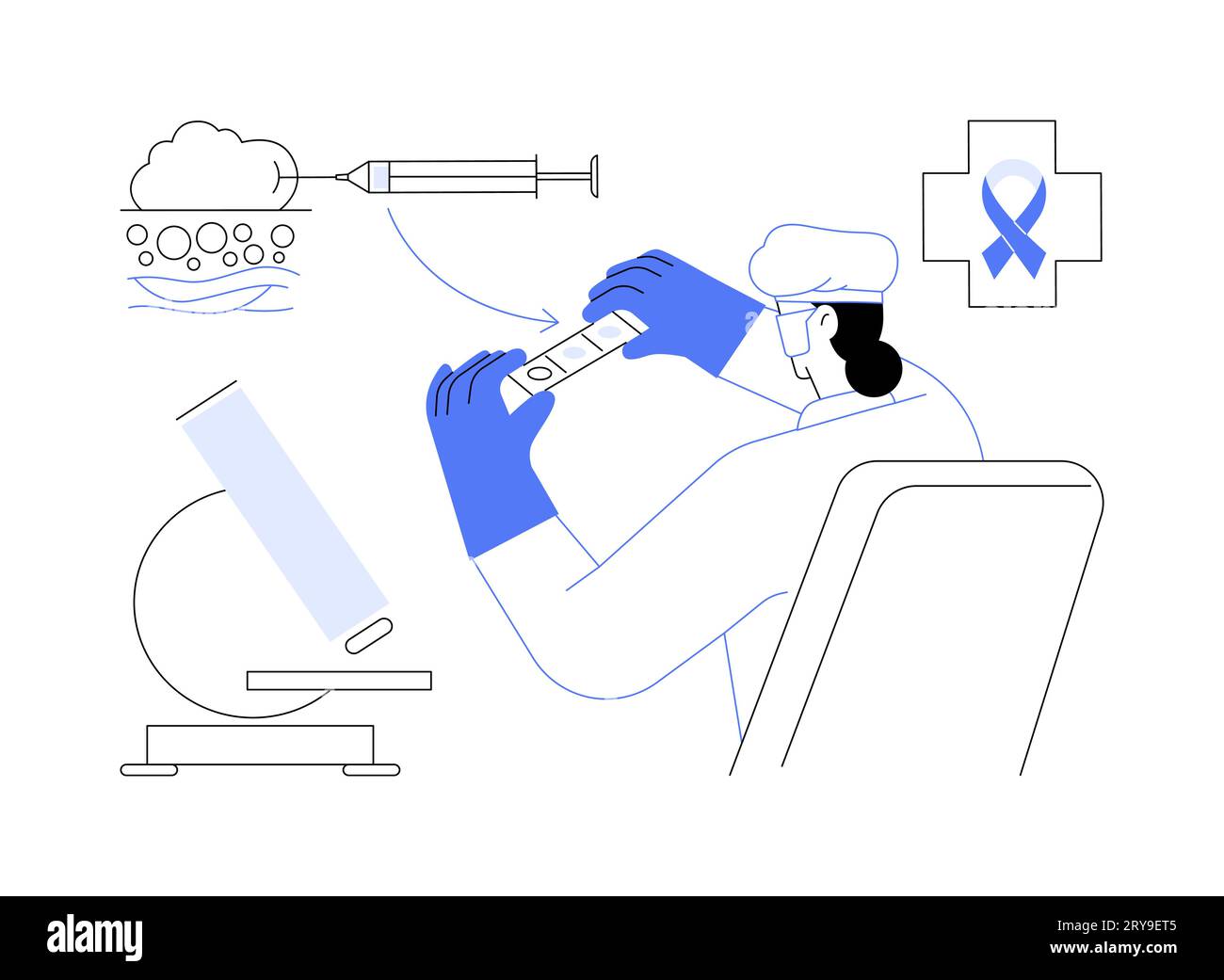 Biopsy abstract concept vector illustration Stock Vector Image & Art ...