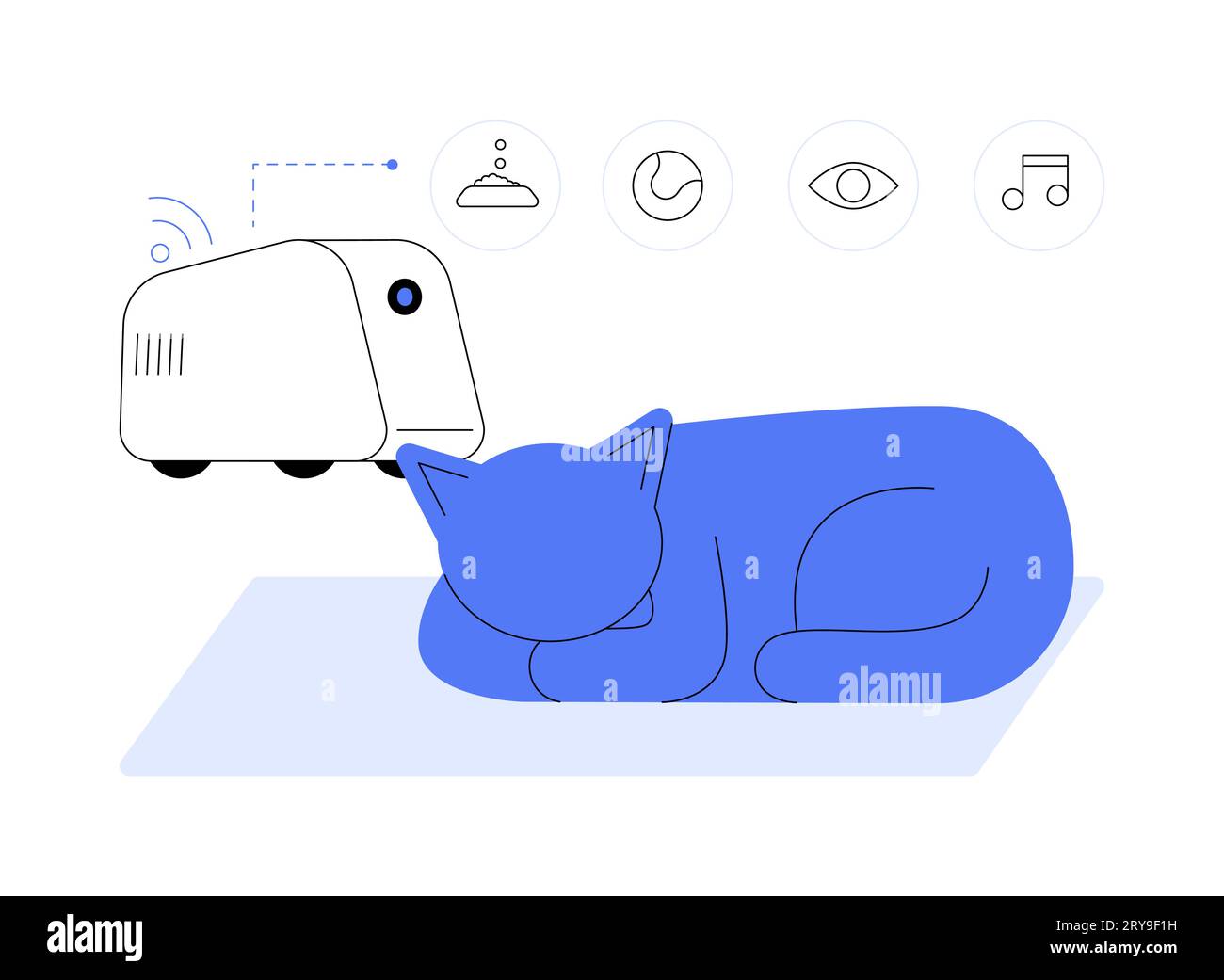 Pet observation Stock Vector Images - Alamy