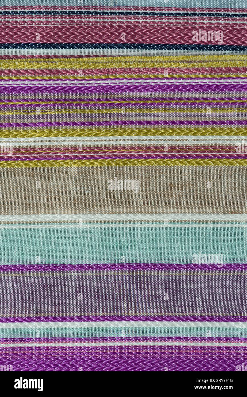 Multi color fabric texture samples Stock Photo - Alamy