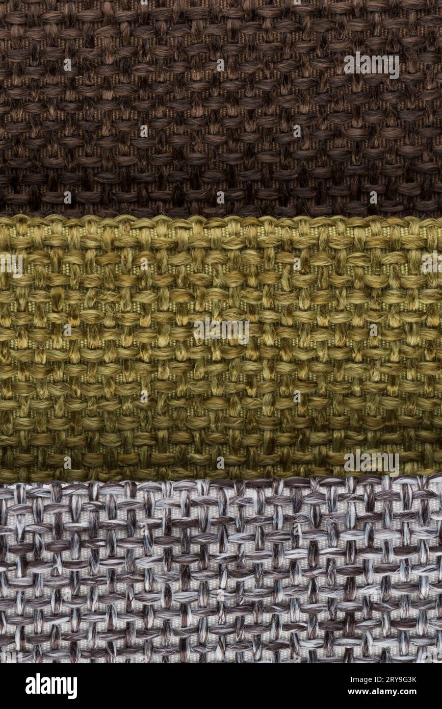 Multi color fabric texture samples Stock Photo - Alamy