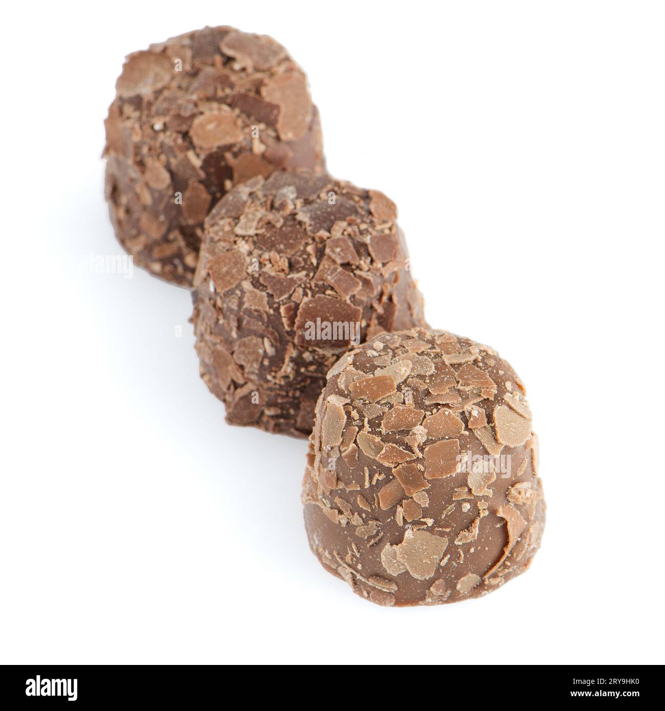 Brown chocolate candies Stock Photo - Alamy
