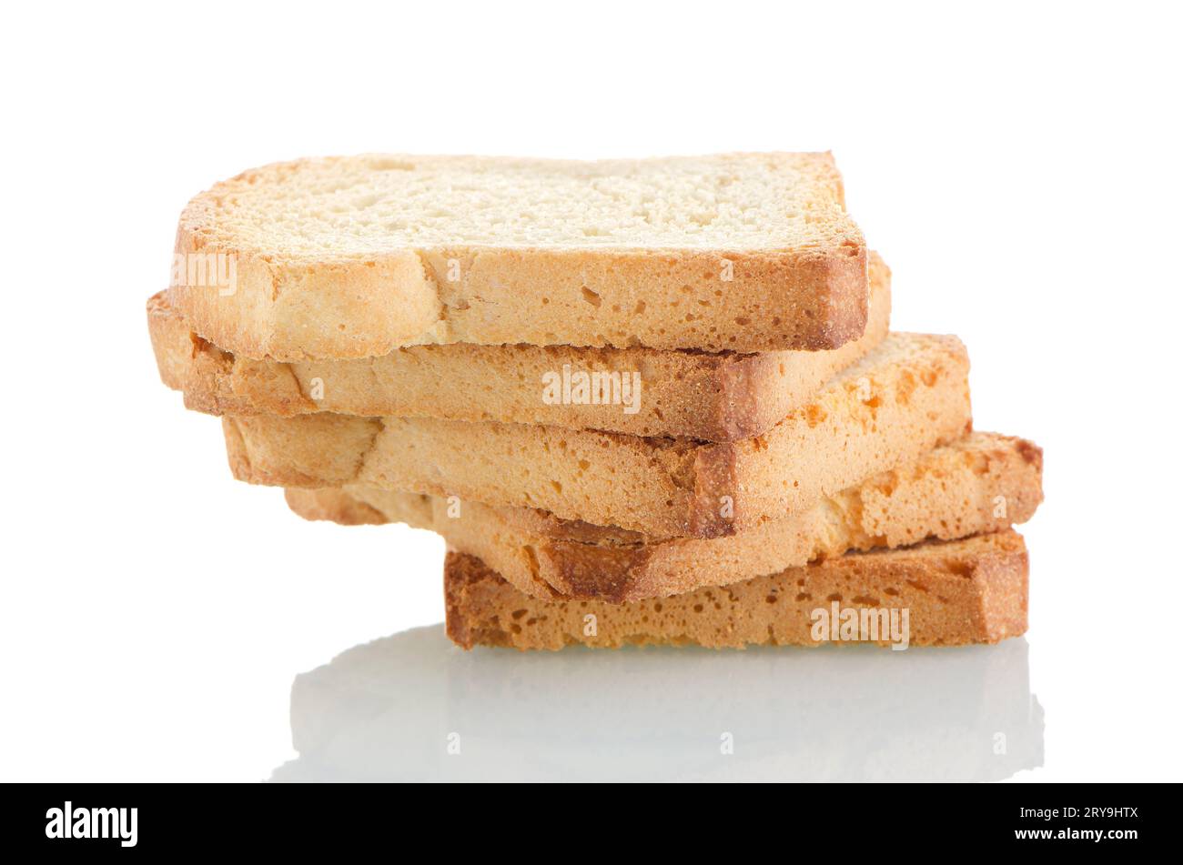 Golden brown toast Stock Photo - Alamy