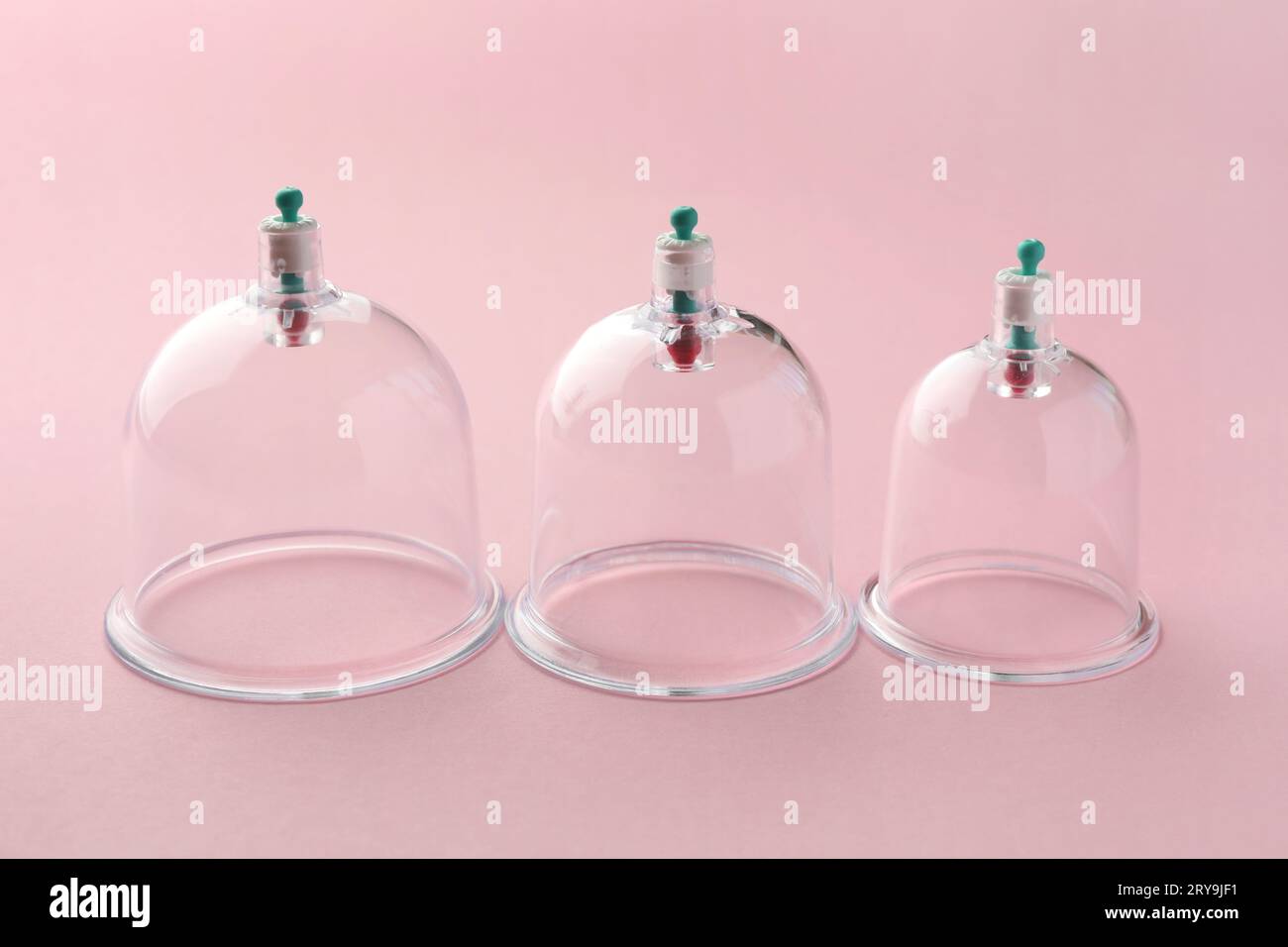 Cupping therapy plastic cups hi-res stock photography and images - Alamy