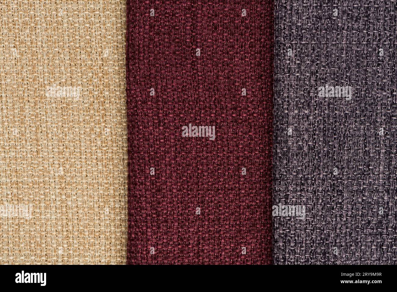 Multi color fabric texture samples Stock Photo - Alamy