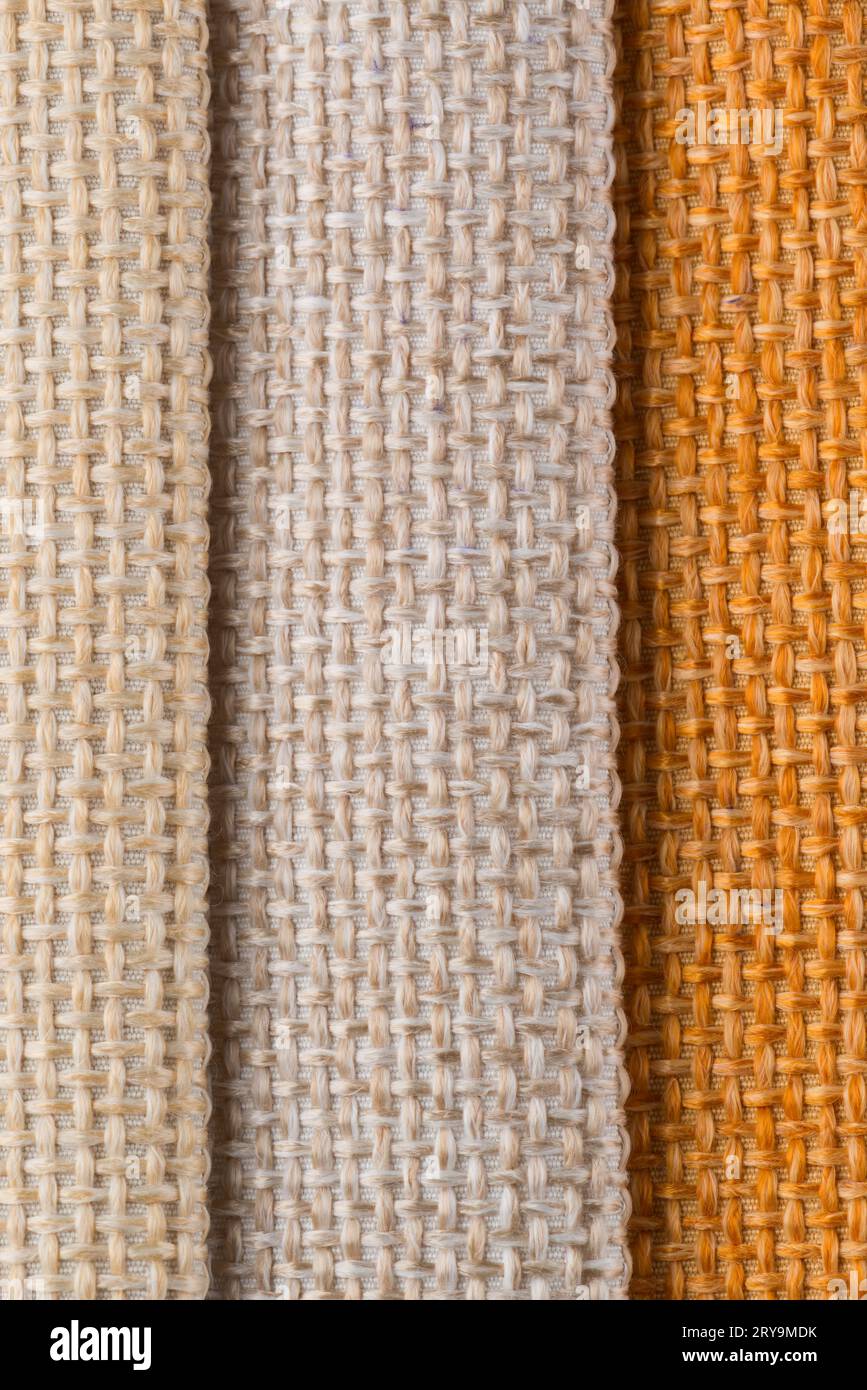Multi color fabric texture samples Stock Photo - Alamy
