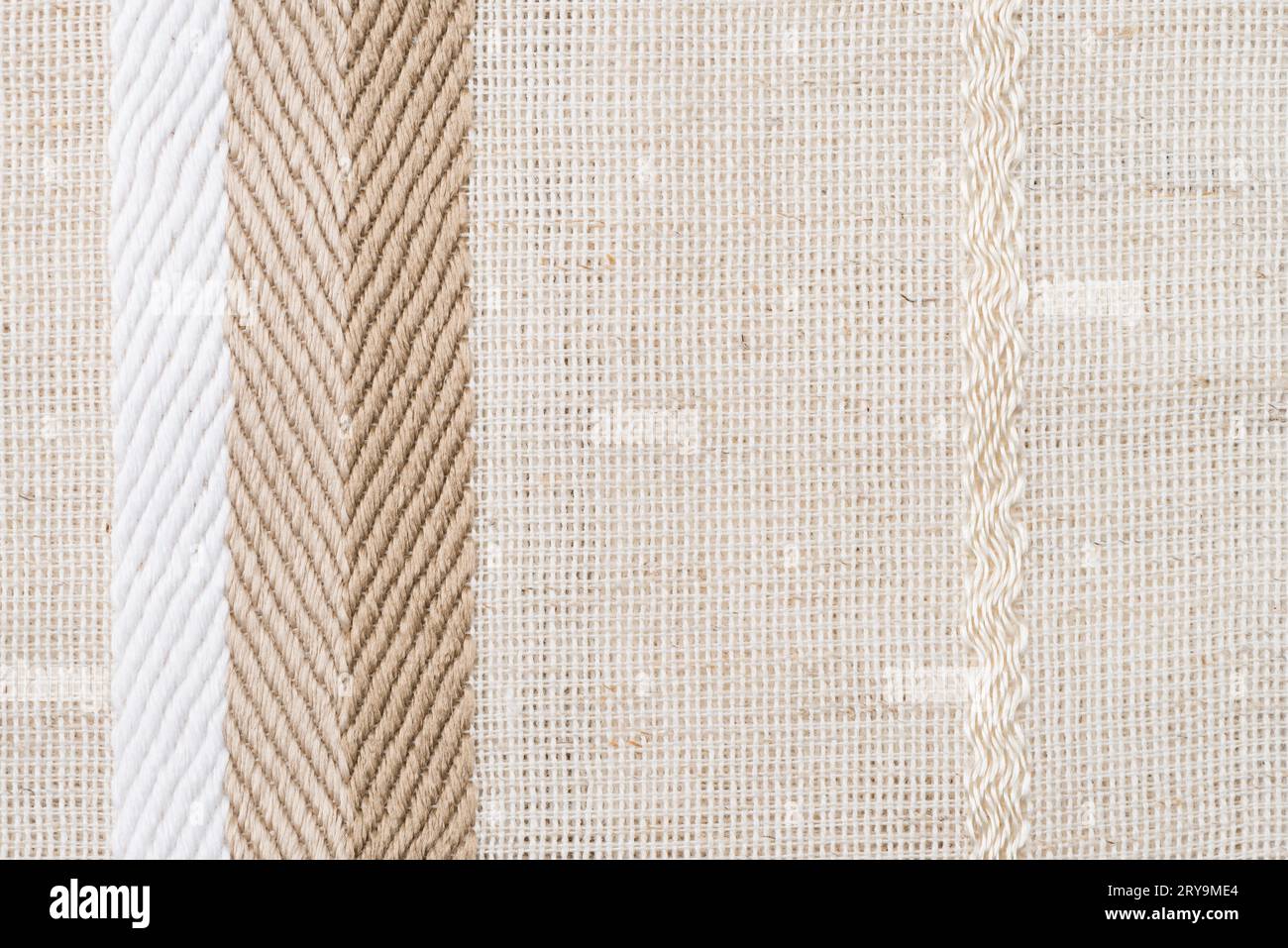Beige fabric texture Stock Photo - Alamy