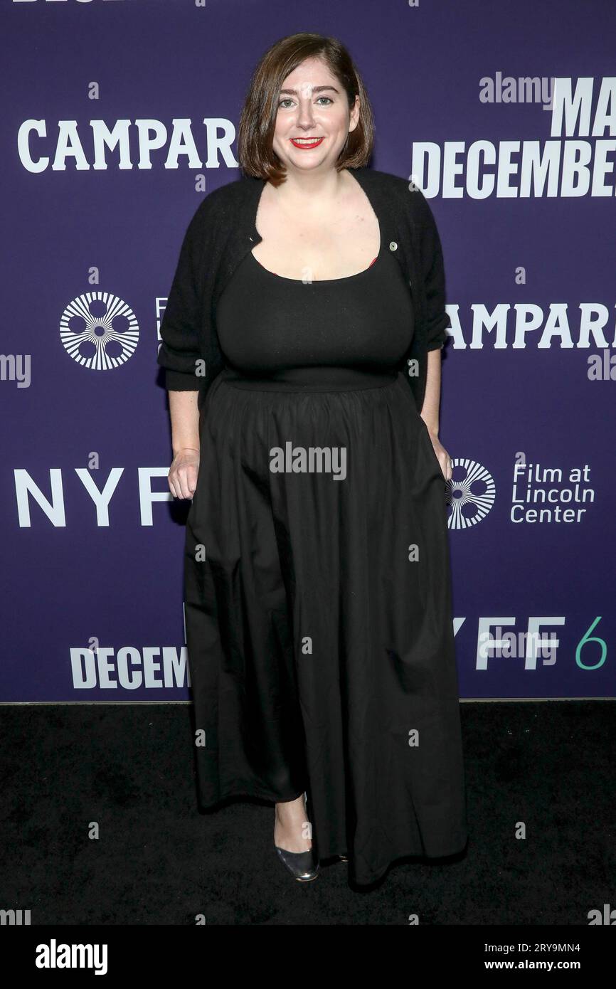 Screenwriter Samy Burch attends the 61st New York Film Festival opening ...