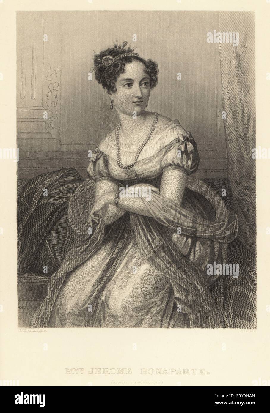 Elizabeth Patterson Bonaparte, American socialite, 1785-1879. She was ...
