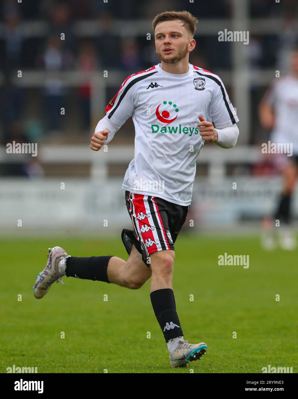 Connor Stanley playing for Hereford FC Stock Photo - Alamy