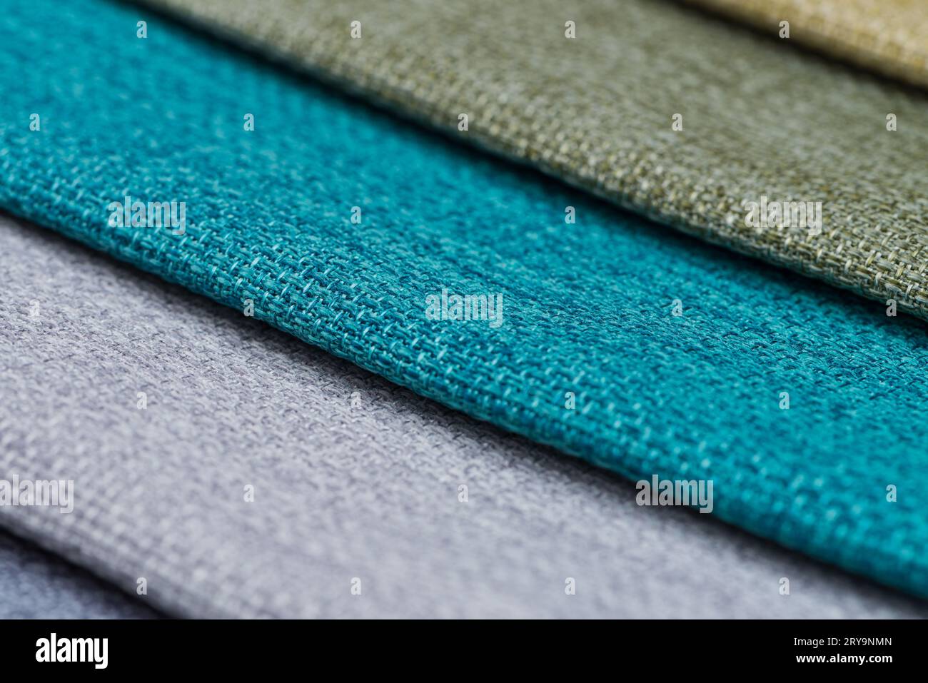 Multi color fabric texture samples Stock Photo - Alamy