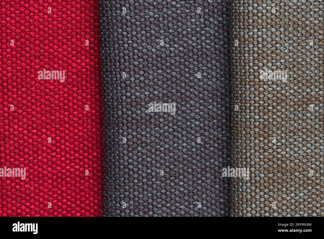 Multi color fabric texture samples Stock Photo - Alamy