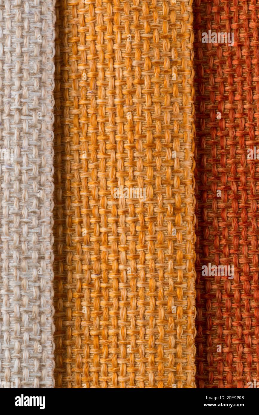 Multi color fabric texture samples Stock Photo - Alamy
