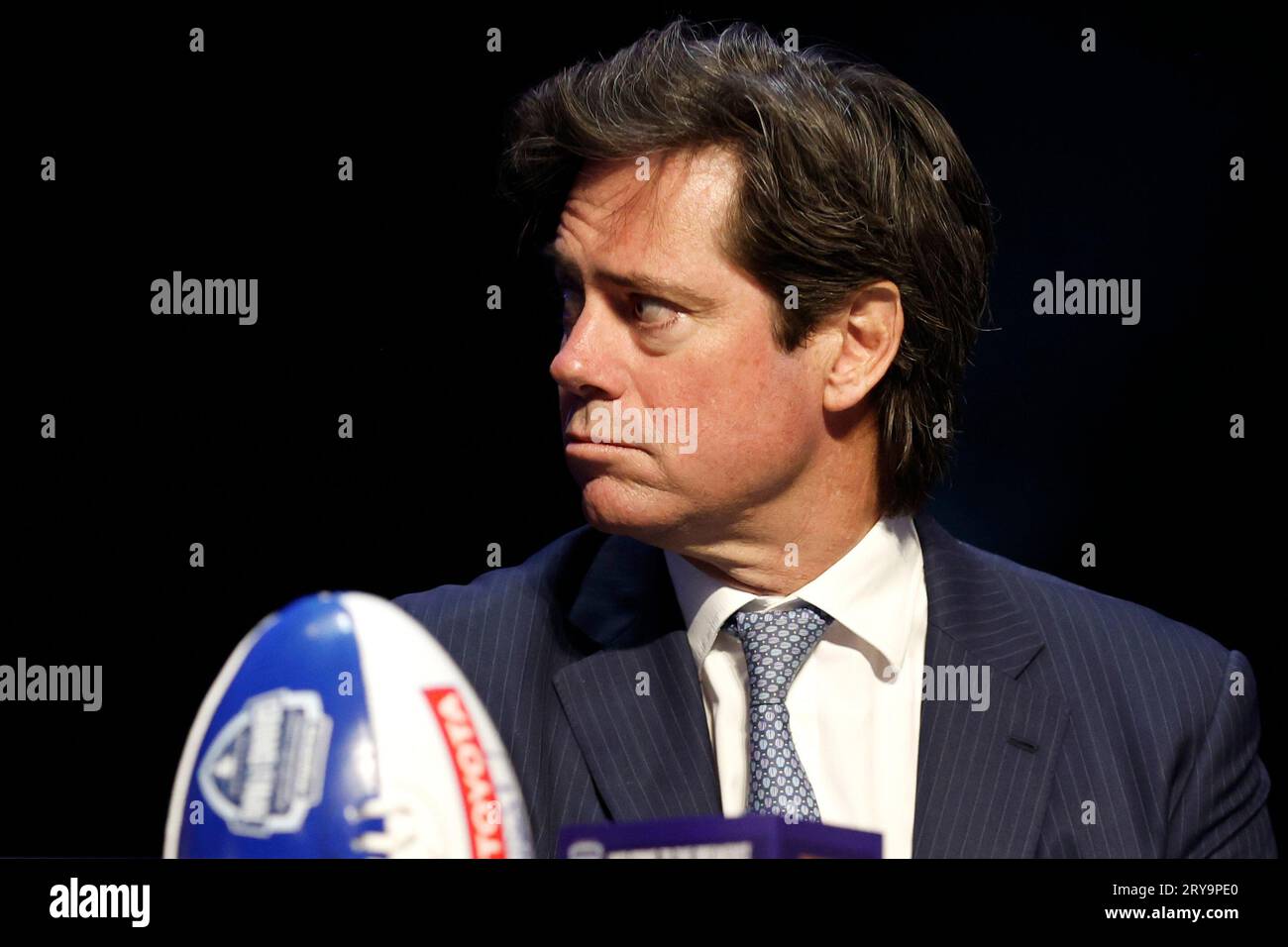 Melbourne, Australia. 30th Sep, 2023. Gillon McLachlan during the AFL ...