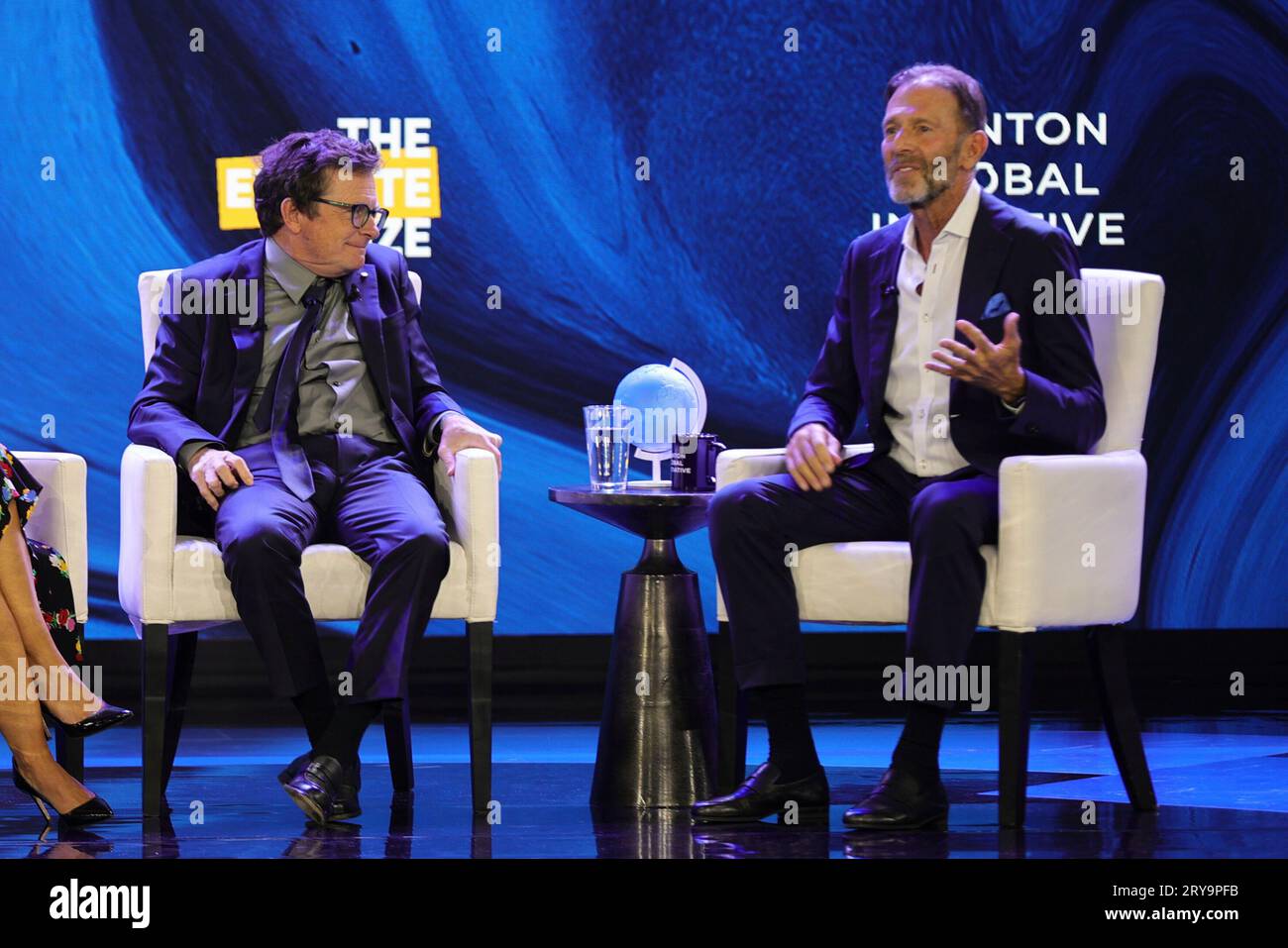 New York Hilton Midtown, New York, USA, September 19, 2023 - (L-R ...