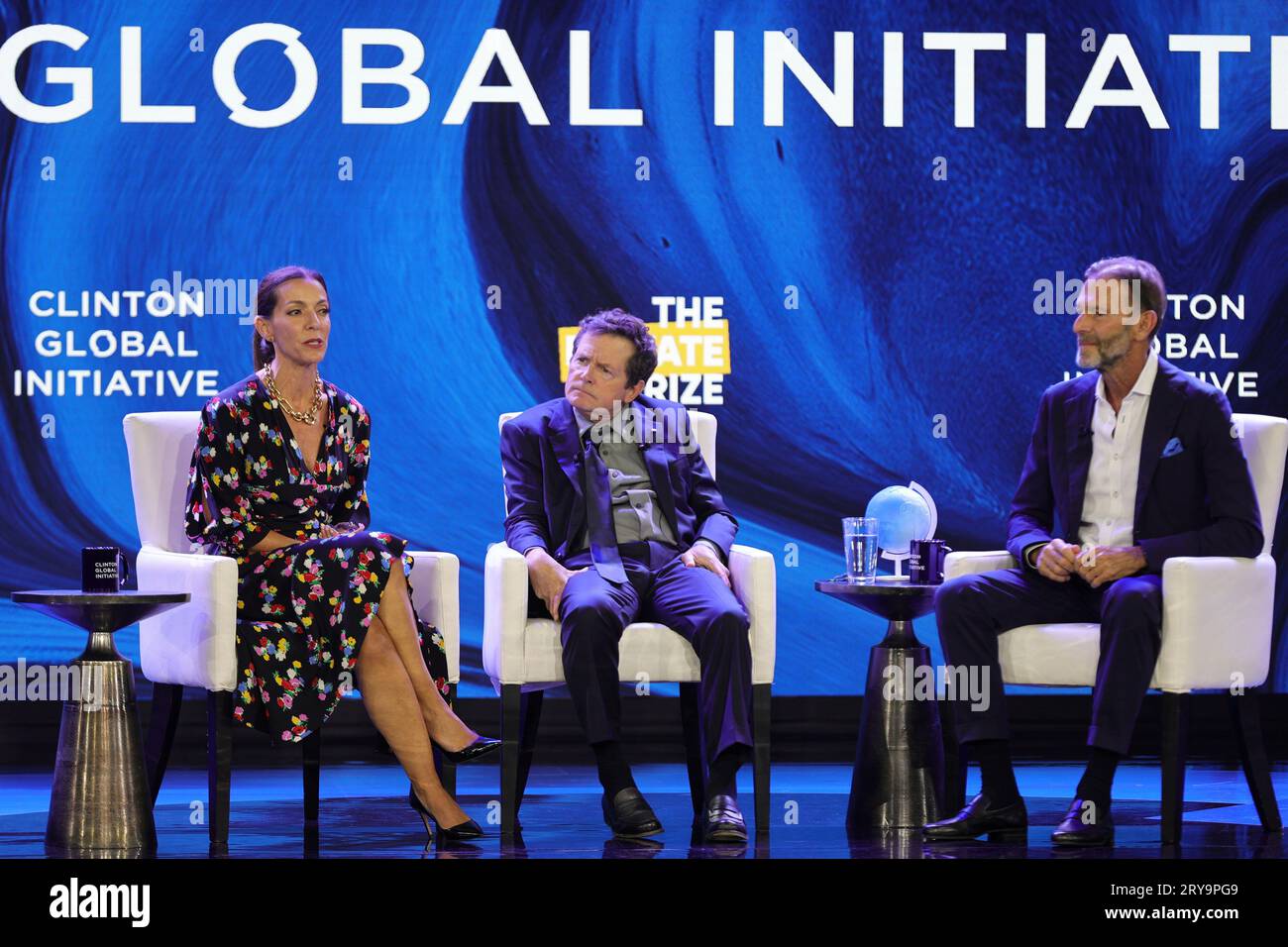 New York Hilton Midtown, New York, USA, September 19, 2023 - (L-R ...