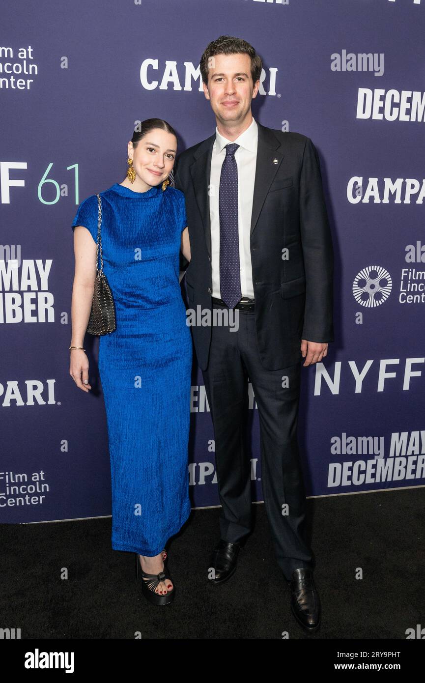 Grant Johnson (R) attends opening night of 61st New York Film Festival ...