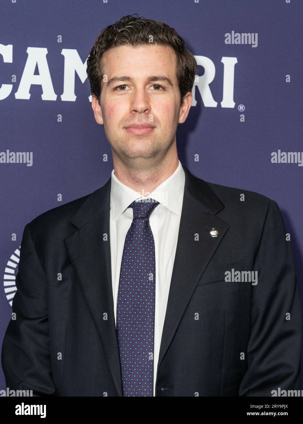 Grant Johnson attends opening night of 61st New York Film Festival with ...