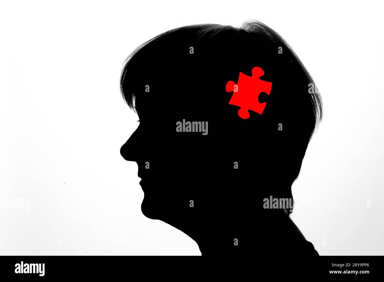 Memory loss, conceptual illustration Stock Photo - Alamy