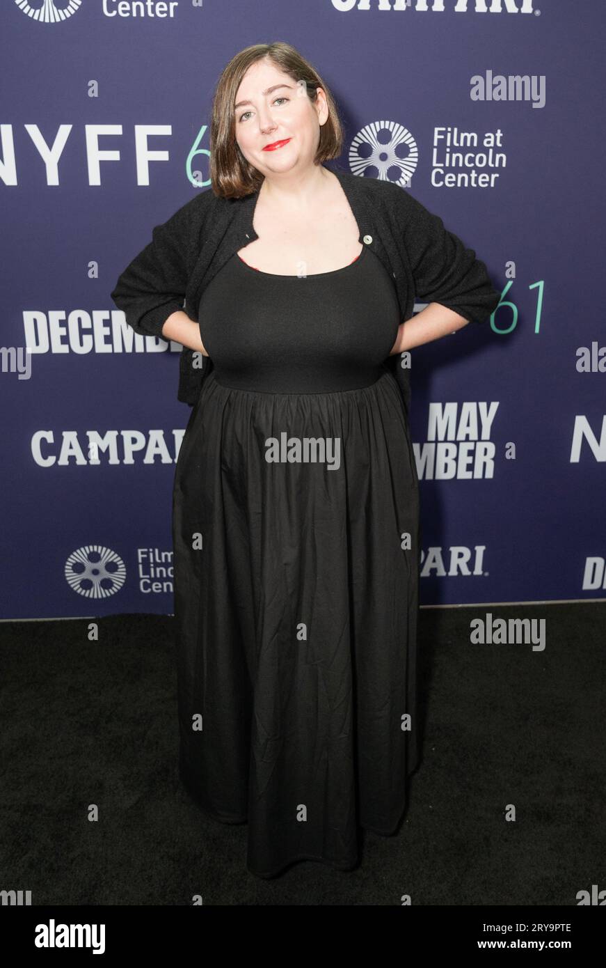 Samy Burch attends opening night of 61st New York Film Festival with ...