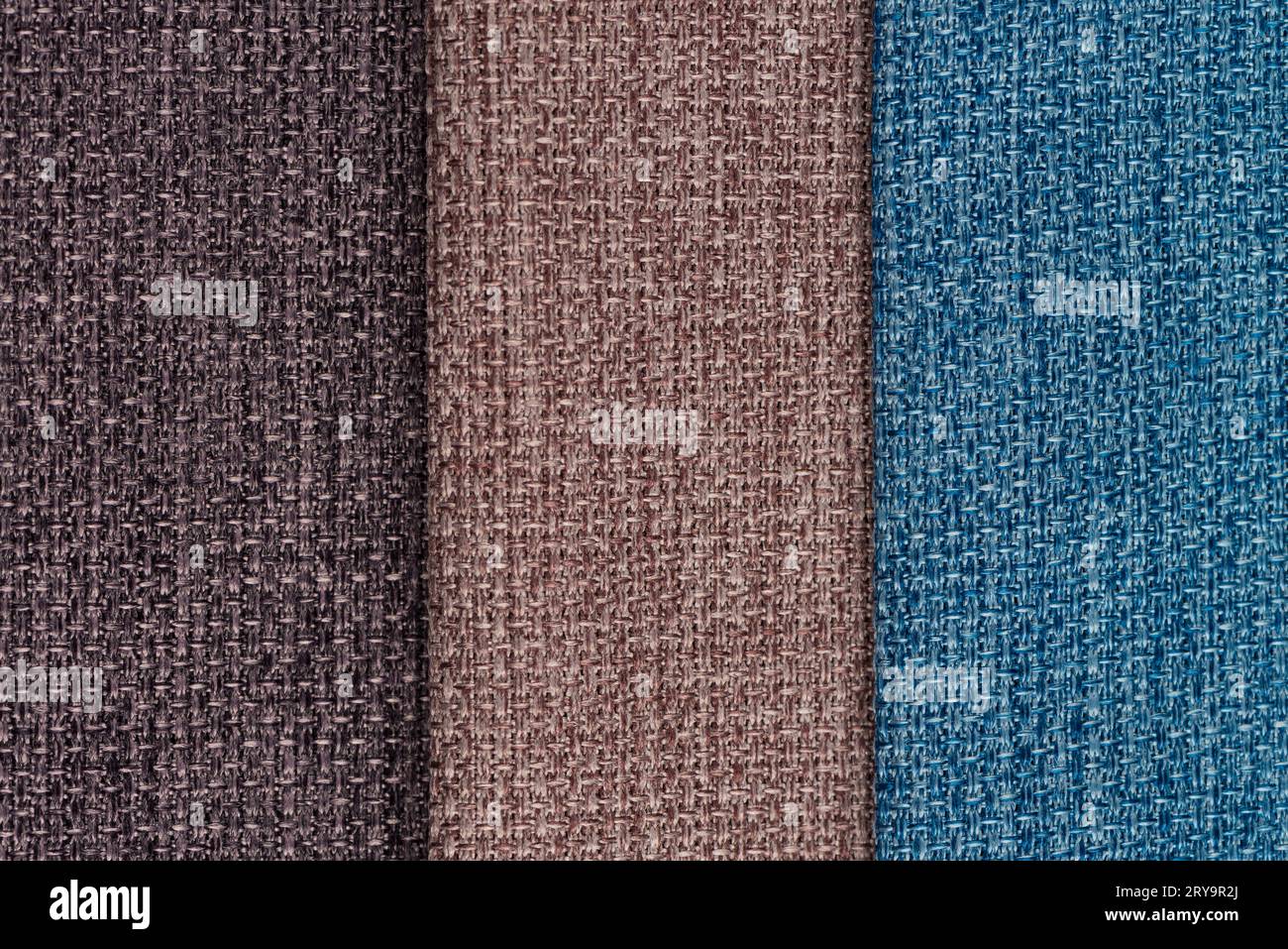 Multi color fabric texture samples Stock Photo - Alamy