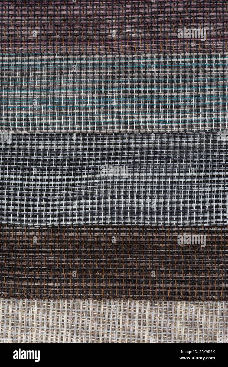 Multi color fabric texture samples Stock Photo - Alamy