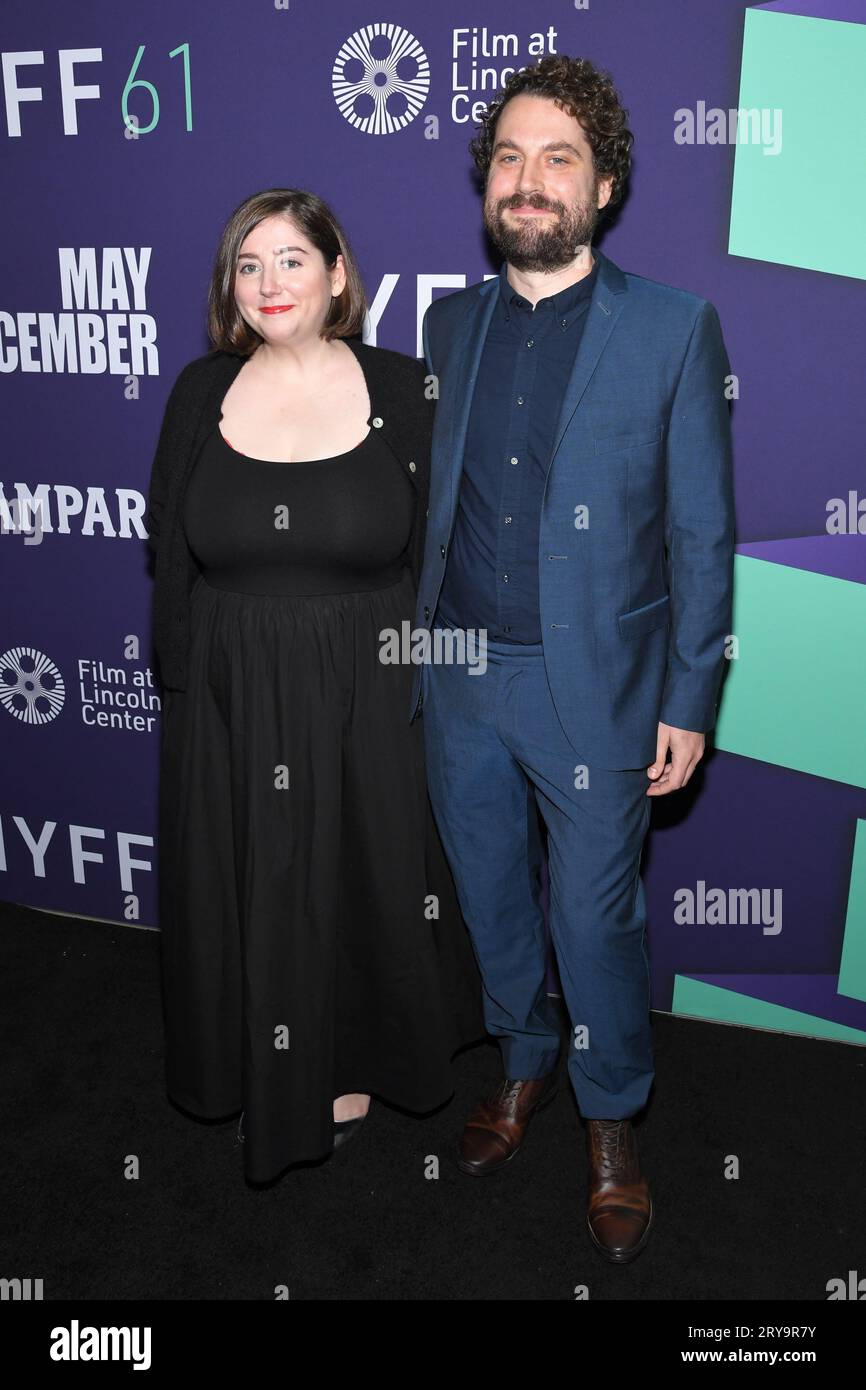 New York, USA. 29th Sep, 2023. Samy Burch and Alex Mechanik attending ...