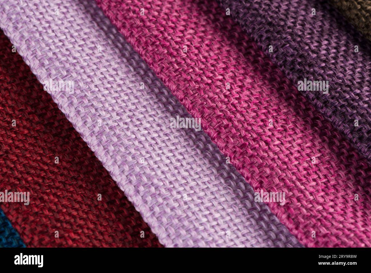 Multi color fabric texture samples Stock Photo - Alamy