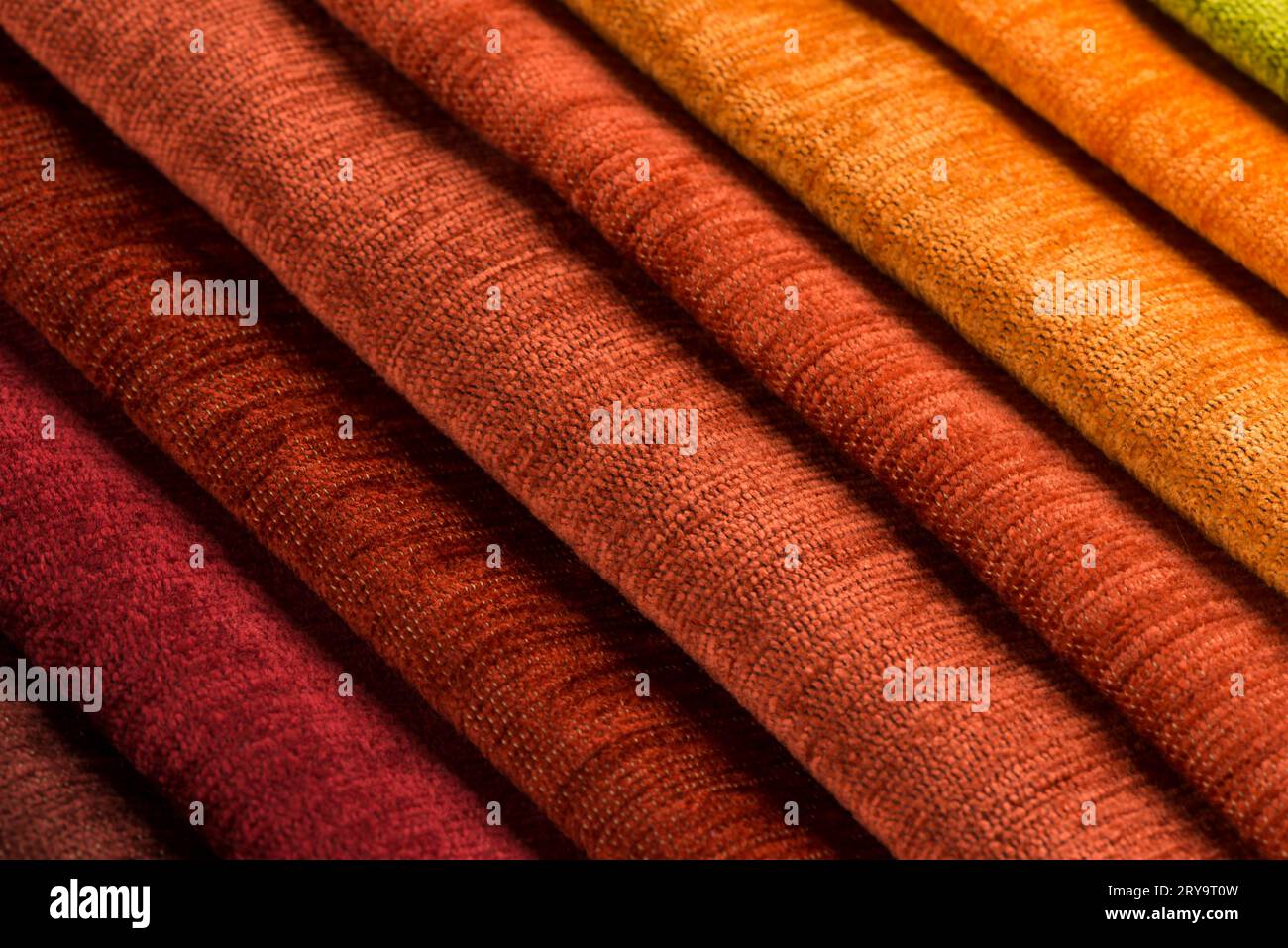 Multi color fabric texture samples Stock Photo - Alamy