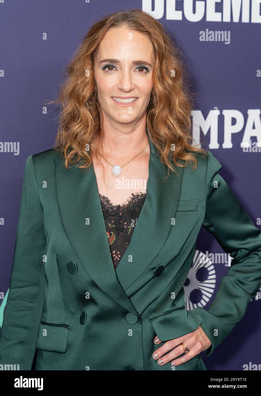 New York, USA. 29th Sep, 2023. Jessica Elbaum attends opening night of ...