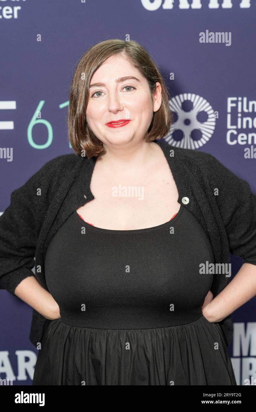 New York, USA. 29th Sep, 2023. Samy Burch attends opening night of 61st ...