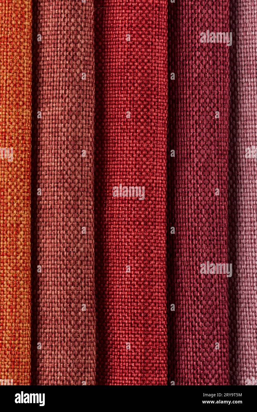 Multi color fabric texture samples Stock Photo - Alamy